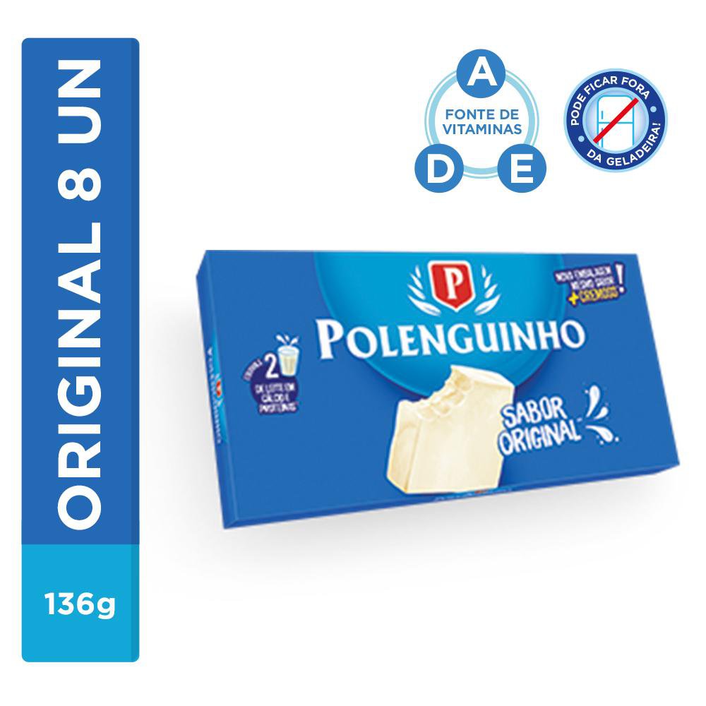 Queijo Polenguinho tradicional processado com 8 unidades 136g - Sonda ...