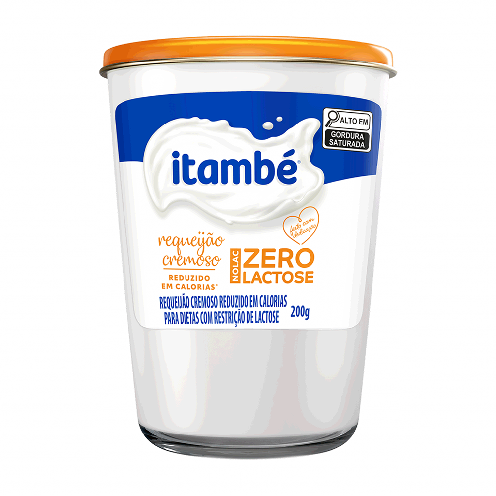 Requeijão Cremoso Light Zero Lactose Itambé Nolac Copo 200g - Sonda ...