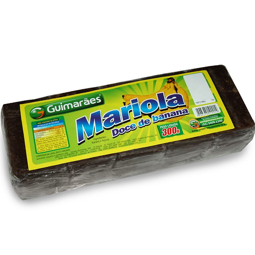 Doce de Banana Mariola Guimarães 300g - Sonda Supermercado Delivery