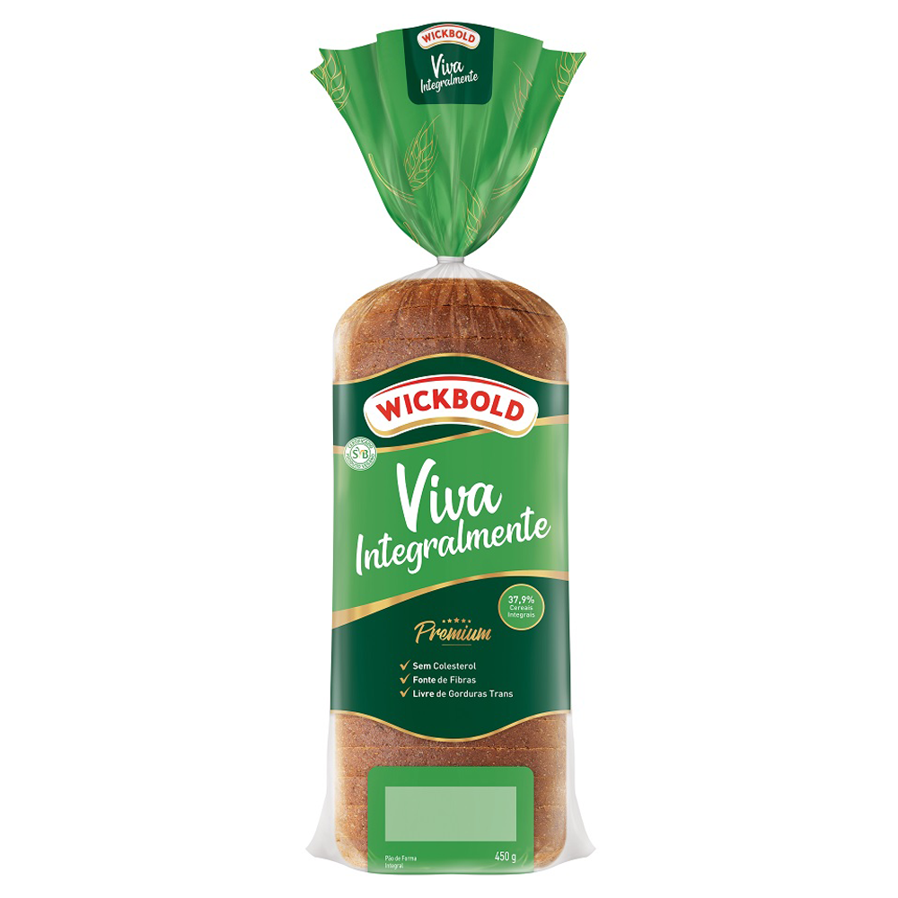 Pão Fonte de Fibras Viva Integralmente Wickbold 450g - Sonda ...