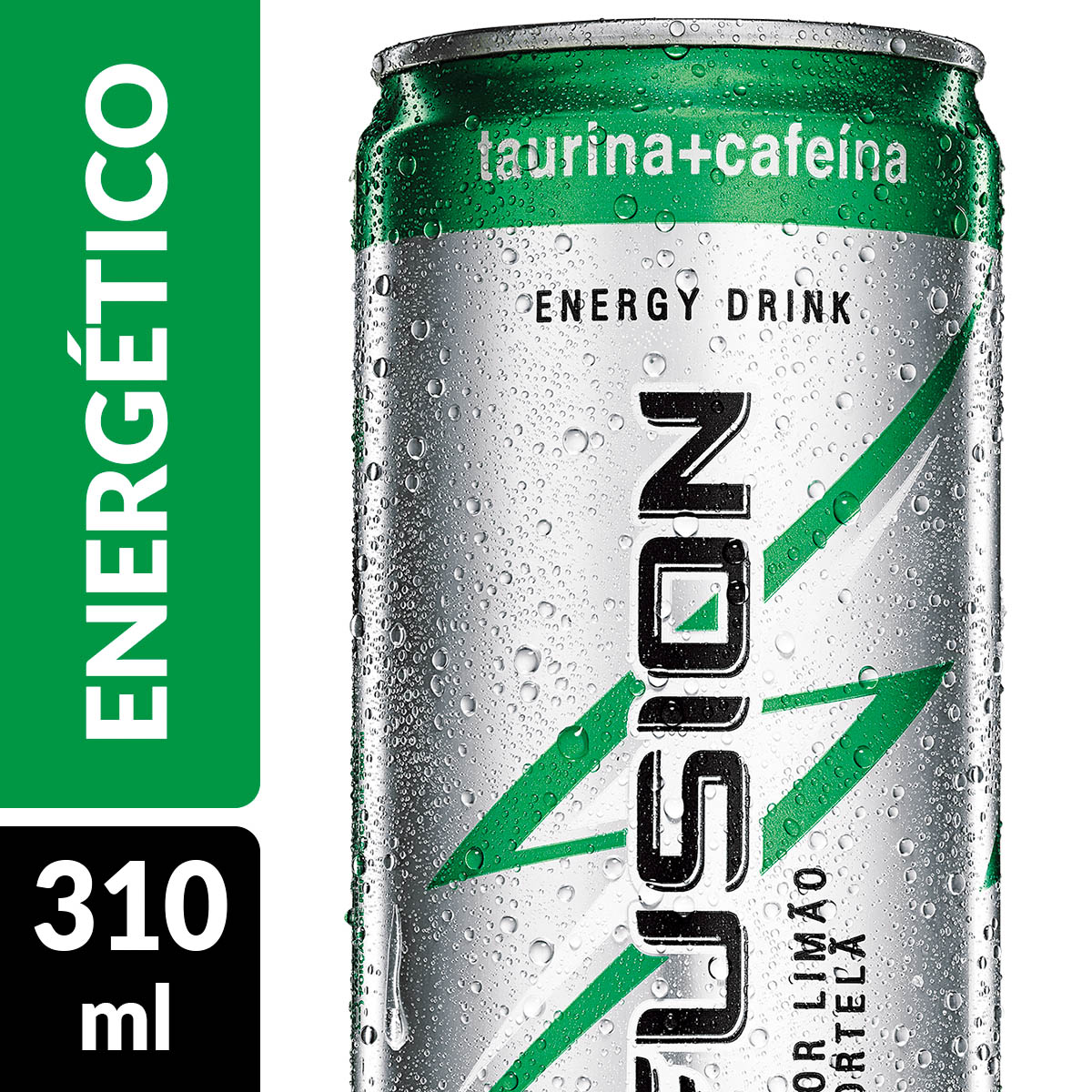 Energético Fusion Limão e Hortelã Lata 310ml - Sonda Supermercado Delivery