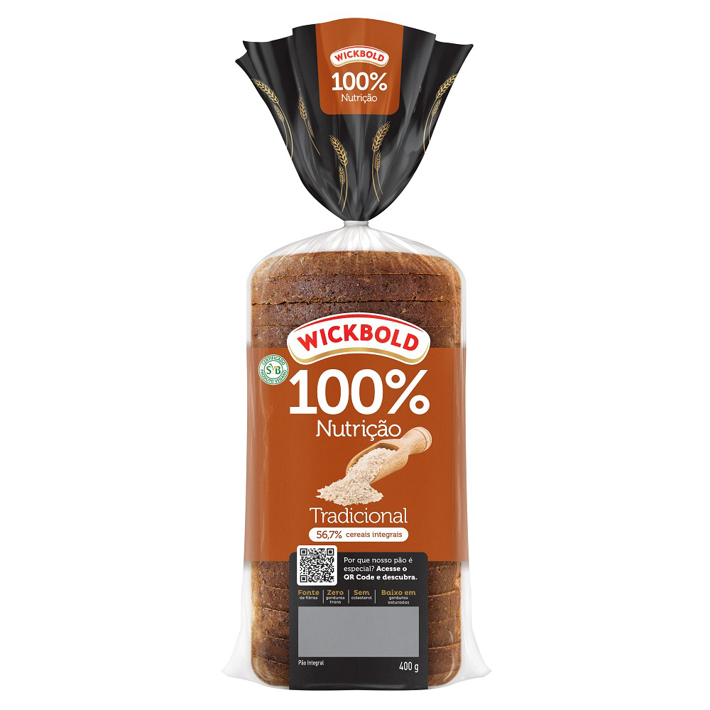 Pão Wickbold 100% Nutrição Tradicional 350g - Sonda Supermercado Delivery