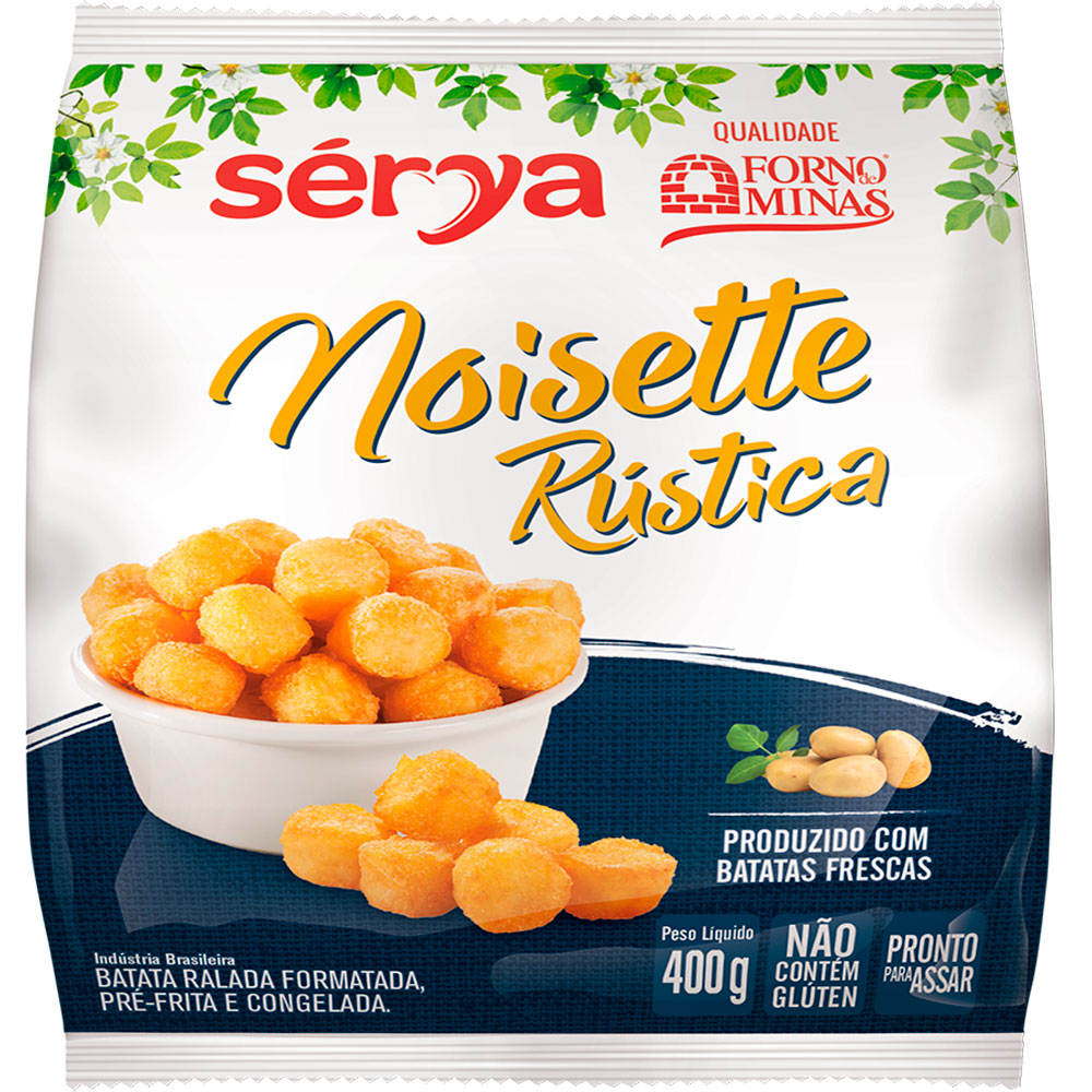Batata Sérya Noisette Rústica Forno de Minas 400g - Sonda Supermercado ...