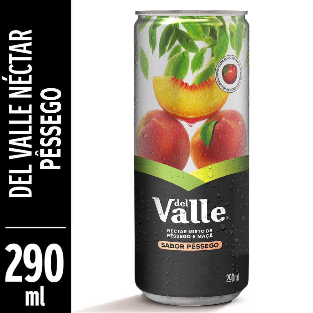Suco Del Valle Néctar Sabor Pessego Lata 290ML - Sonda Supermercado ...