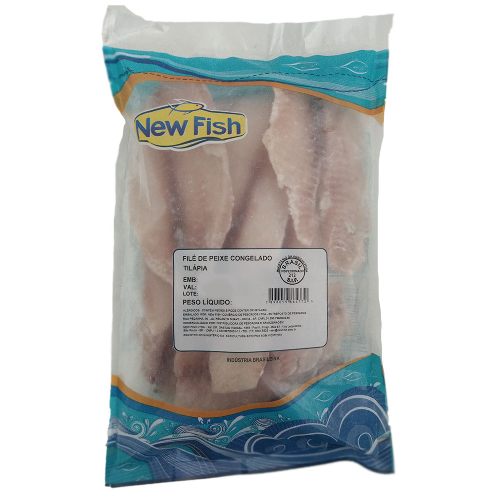 Filé de Tilápia congelado New Fish 500g - Sonda Supermercado Delivery