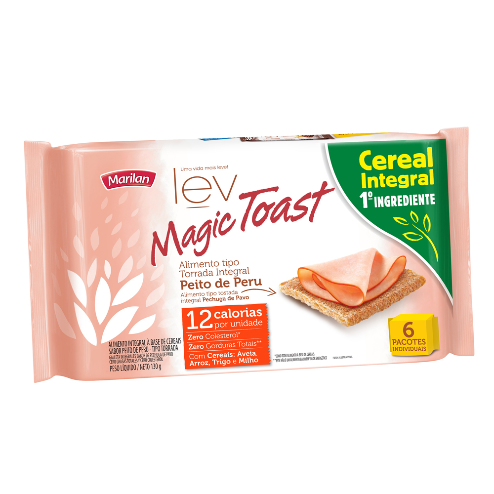 Torrada Integral Peito de Peru Magic Toast 130g - Sonda Supermercado ...