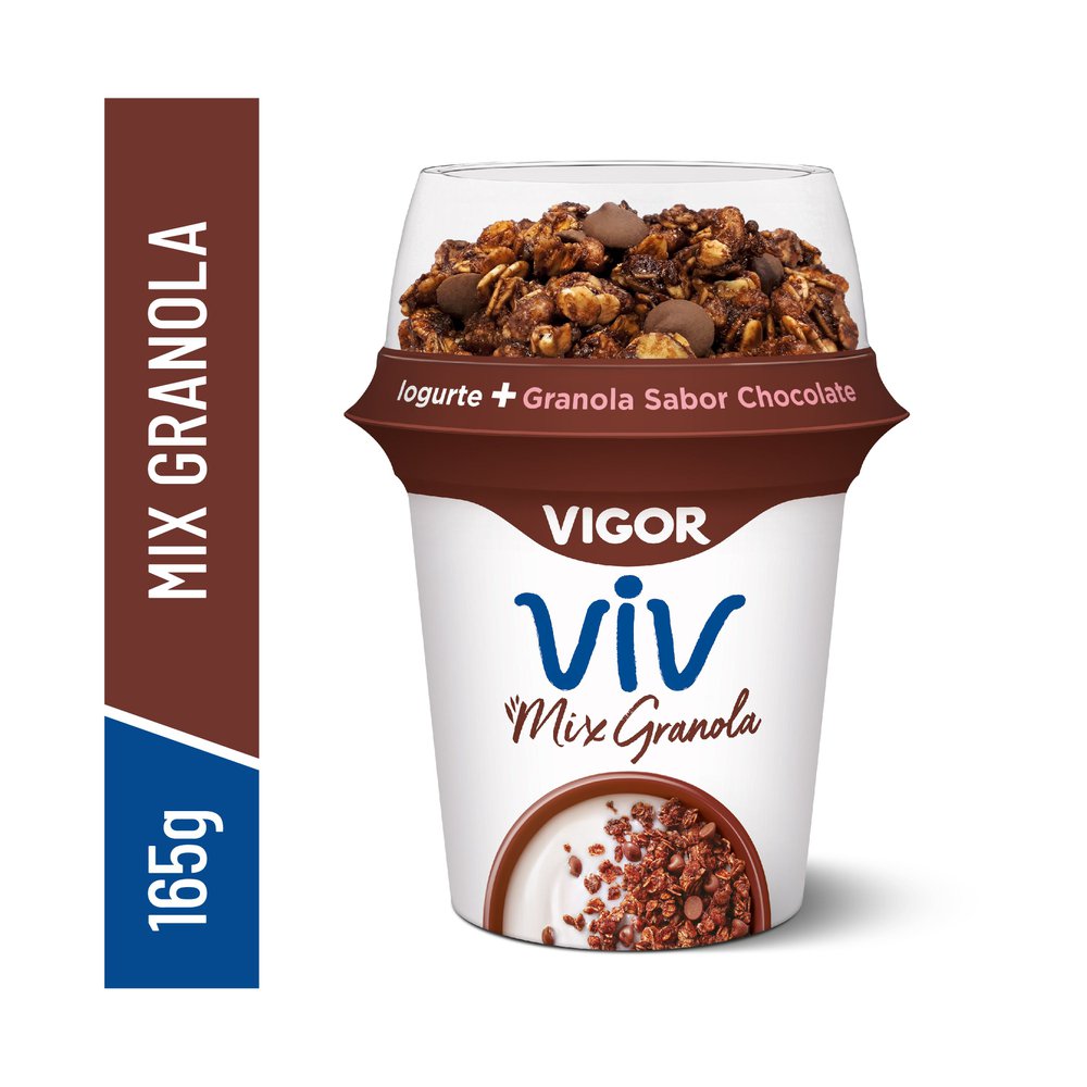 IOGURTE VIGOR VIV MIX GRANOLA CHOCOLATE 165 g - Sonda Supermercado Delivery