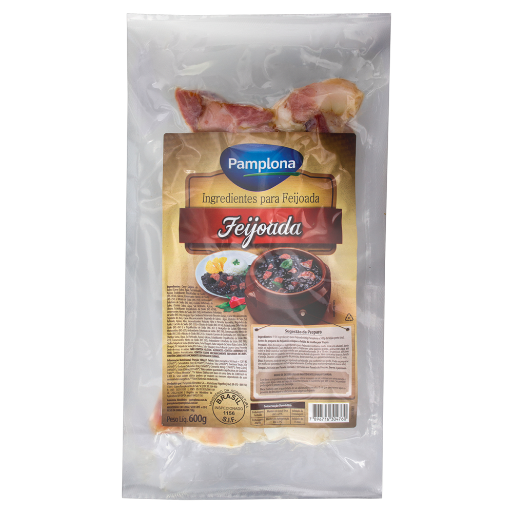 Kit Feijoada Pamplona Pacote 600g - Sonda Supermercado Delivery