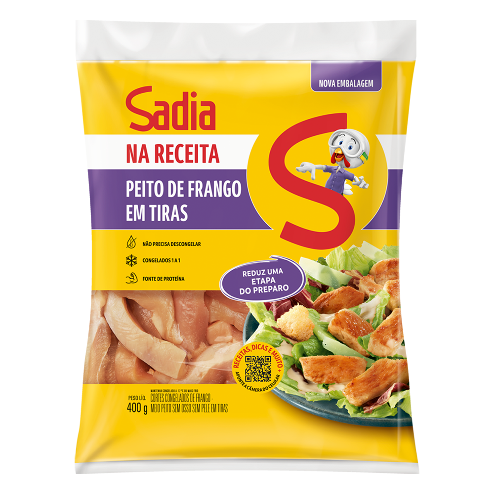 Peito de Frango em Tiras Congelado sem Pele sem Osso Sadia na Receita ...