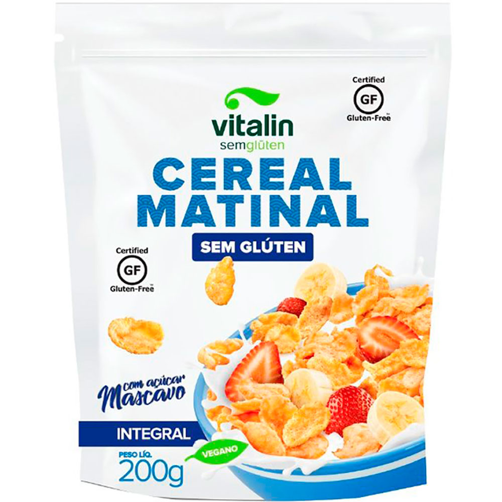 Cereal Matinal sem glúten tradicional integral Vitalin 200g - Sonda ...