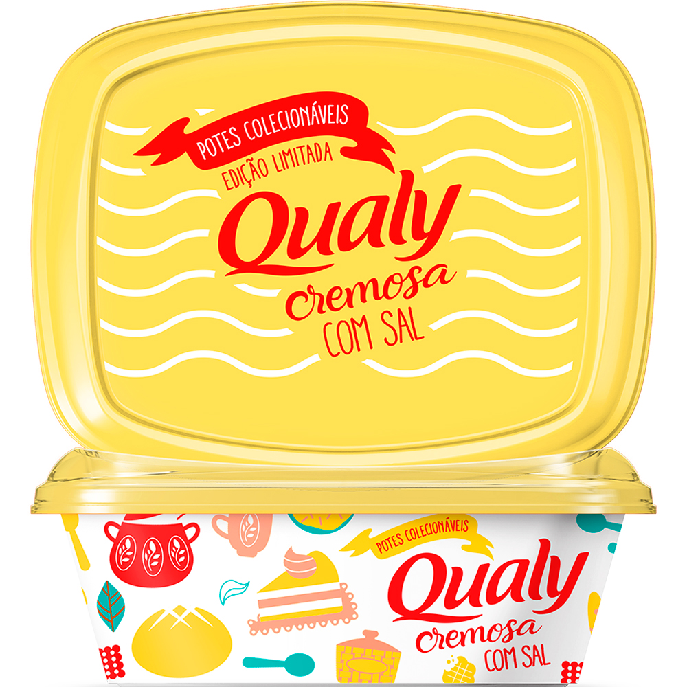 Margarina Qualy Cremosa com Sal Edição Especial 250g - Sonda ...
