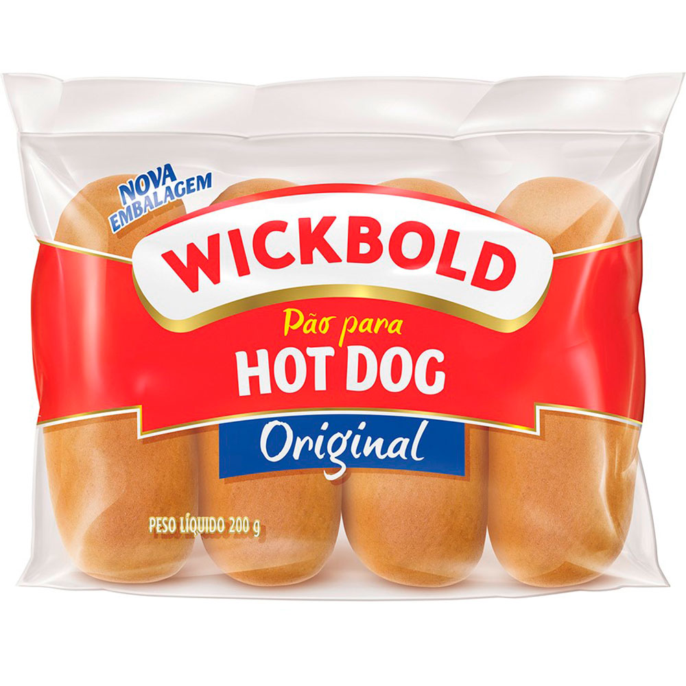 Pão de hot dog Wickbold 200g - Sonda Supermercado Delivery