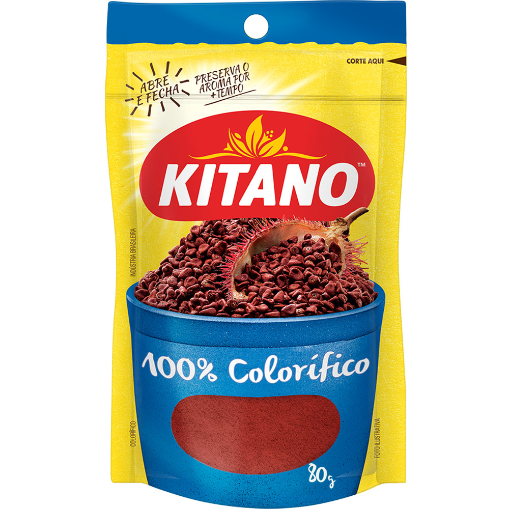 Tempero colorífico Kitano 80g - Sonda Supermercado Delivery