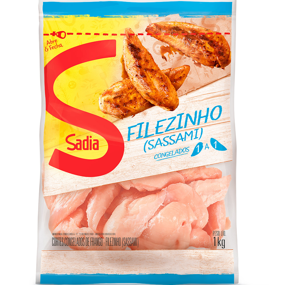 Filezinho Sassami de Frango Congelado Sadia 1kg - Sonda Supermercado ...