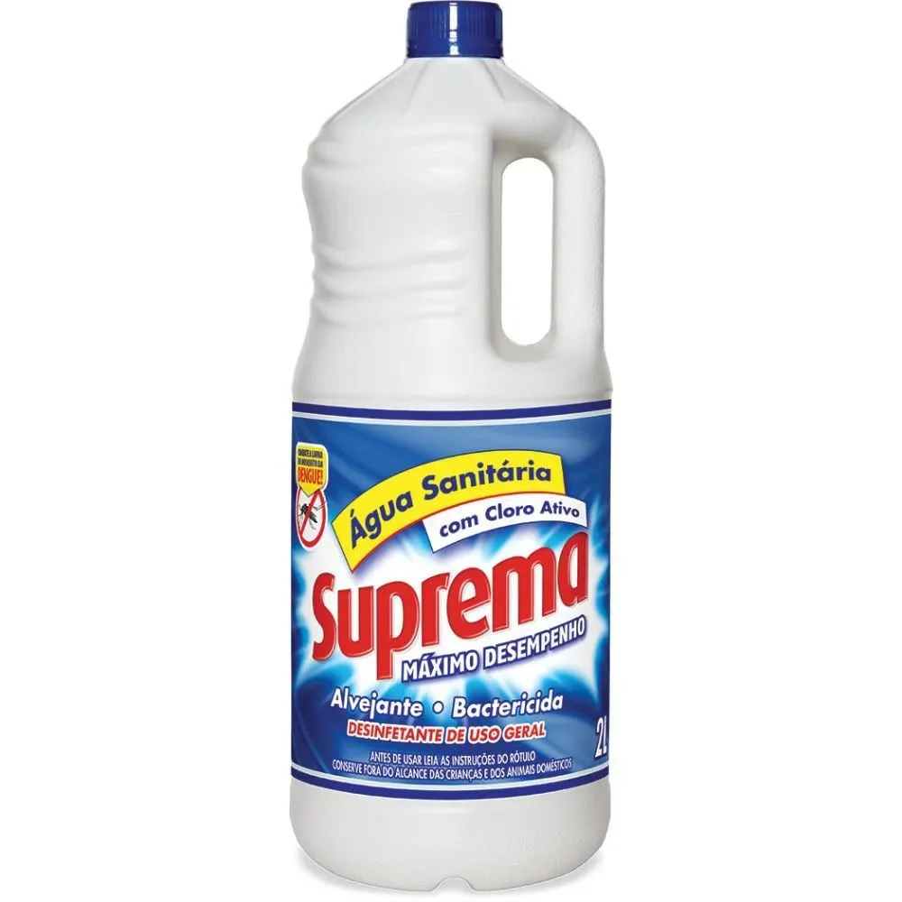 ÁGUA SANITÁRIA SUPREMA CLORO ATIVO 2L - Sonda Supermercado Delivery