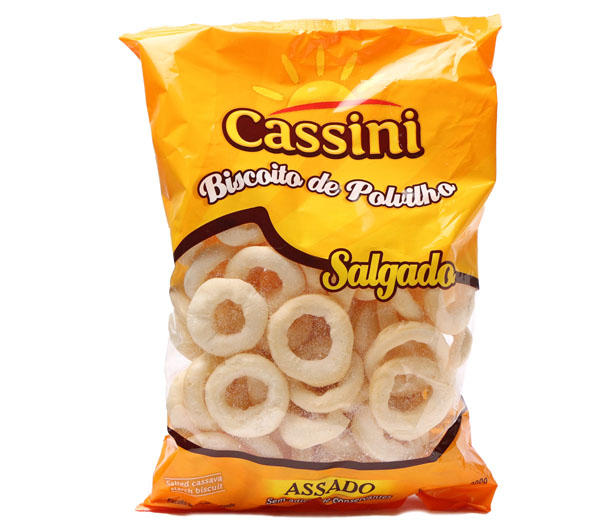Biscoito Cassini de polvilho salgado argola 200g - Sonda Supermercado Delivery