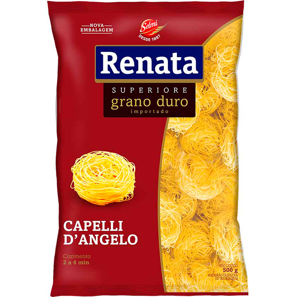 Macarrão Renata superiore capelli d'angelo 500g - Sonda Supermercado Delivery