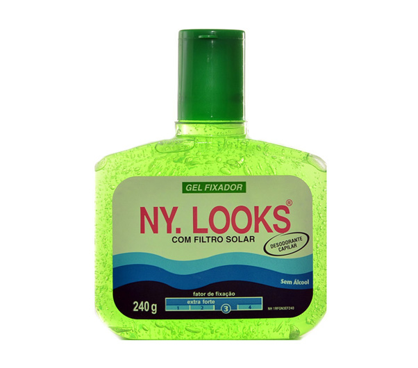 Gel Ny Looks fixação forte brilho molhado 240g - Sonda Supermercado ...