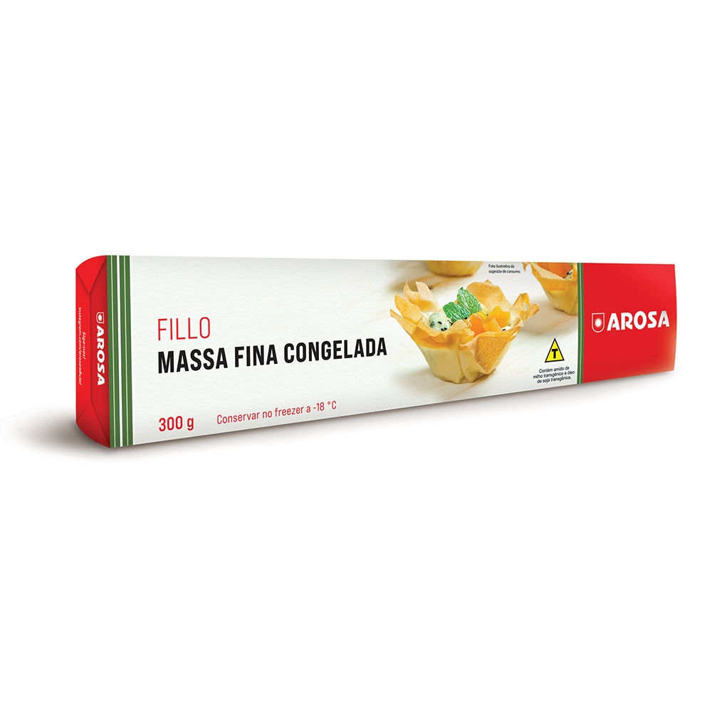 Massa Fillo Fina Congelada Arosa Pacote 300g - Sonda Supermercado Delivery