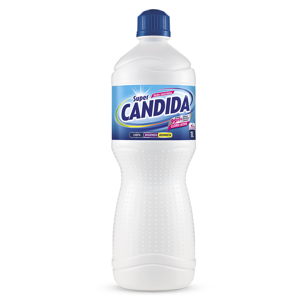 Água Sanitária Super Candida Cloro Ativo 1l - Sonda Supermercado Delivery