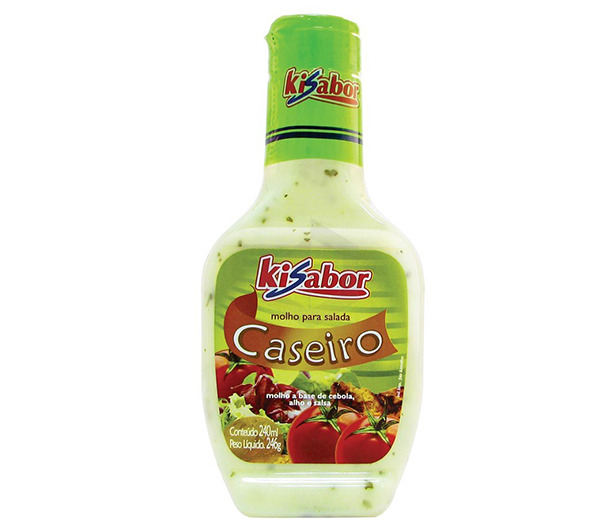 Molho para salada Kisabor caseiro 240ml - Sonda Supermercado Delivery
