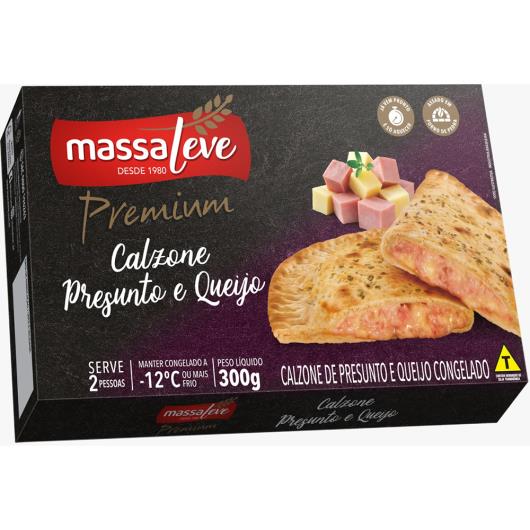 Calzone Massa Leve premium presunto com queijo 300g - Sonda ...