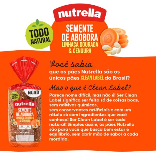 PAO NUT.SEM.ABOB.350g - DELIVERY - MOOCA - Sonda