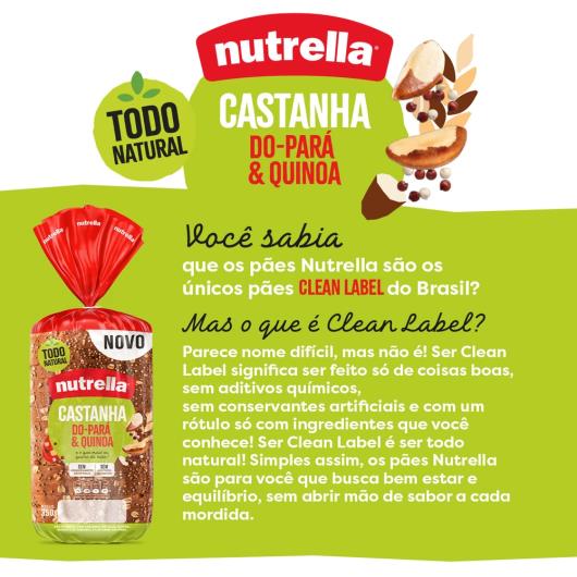 PAO NUT.CAST.PARA 350g - DELIVERY - MOOCA - Sonda