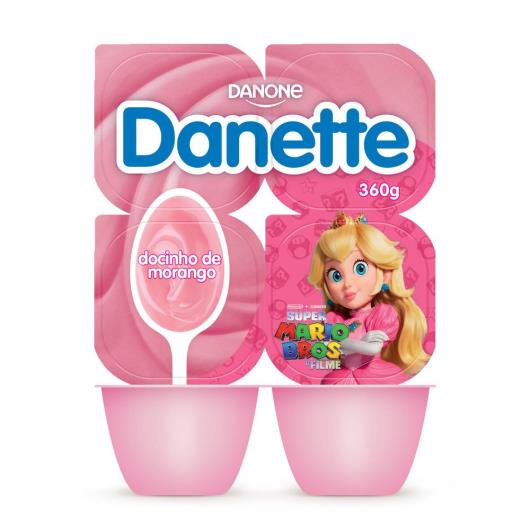 Sobremesa láctea docinho de morango Danette 360g - Sonda Supermercado ...