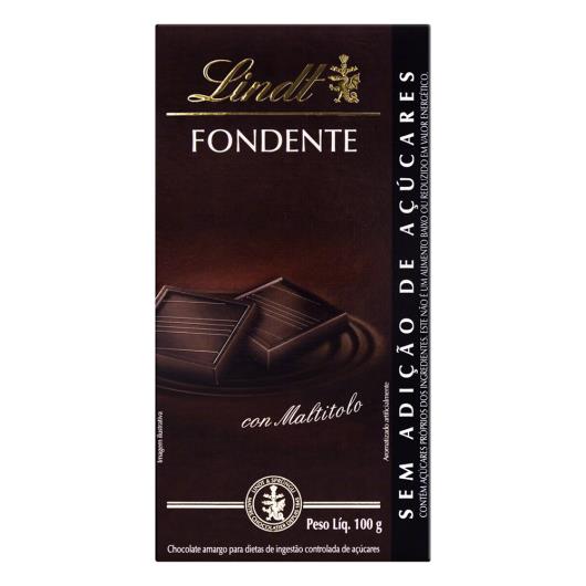 Chocolate Amargo Lindt Fondente Caixa 100g - Sonda Supermercado Delivery