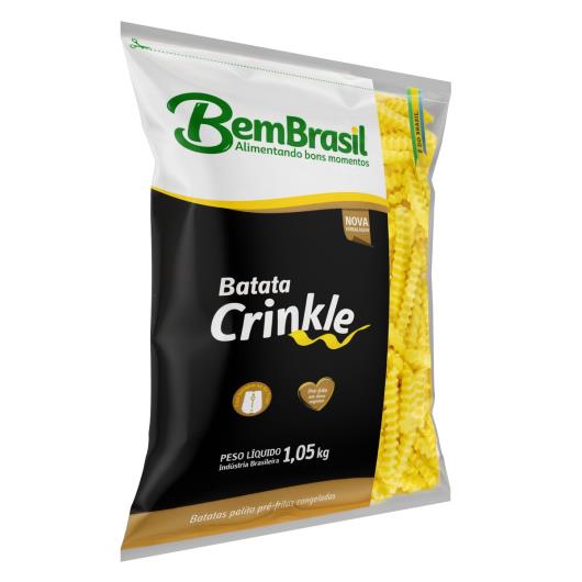 Batata Pré-Frita Crinkle Congelada Bem Brasil Pacote 1,05kg - Sonda ...