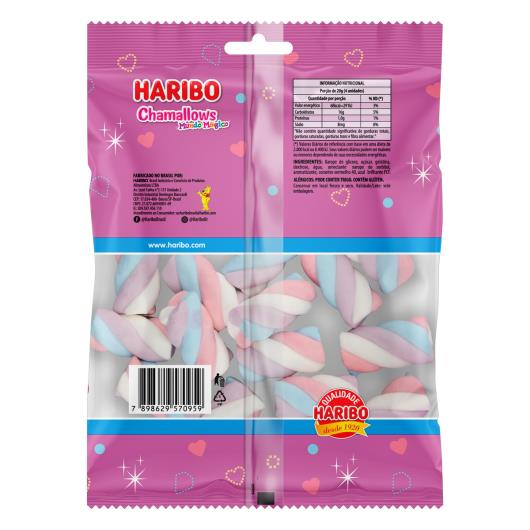 Marshmallow Tutti Frutti Mundo Mágico Haribo Chamallows Pacote 80g ...