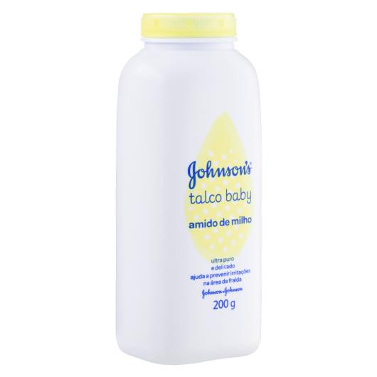 Talco Amido de Milho Johnson's Baby Frasco 200g - Sonda Supermercado ...