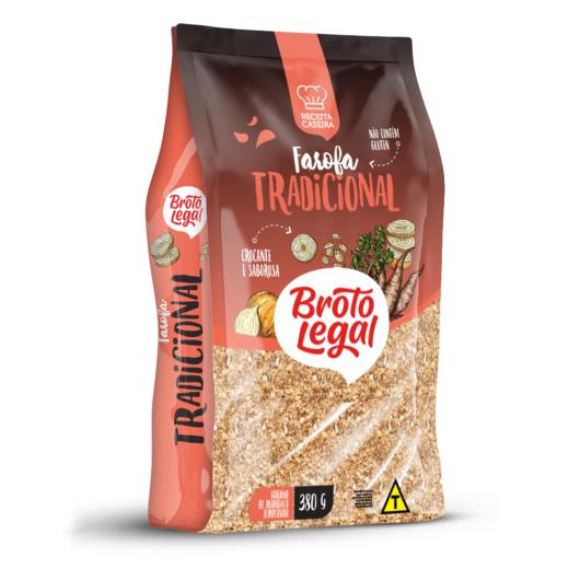 Farofa tradicional Broto Legal 380g - Sonda Supermercado Delivery