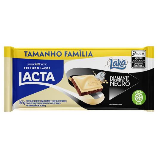Chocolate Lacta Diamante Negro Laka 165g - Sonda Supermercado Delivery