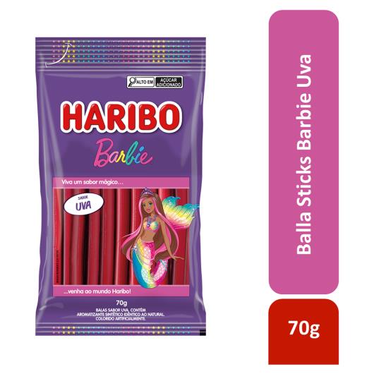 Bala uva Haribo Barbie 70g - Sonda Supermercado Delivery