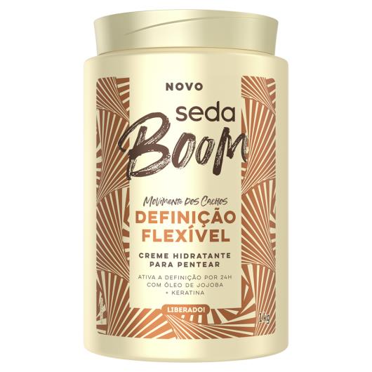 Creme para Pentear Hidratante Seda Boom Definição Flexível Pote 1kg ...