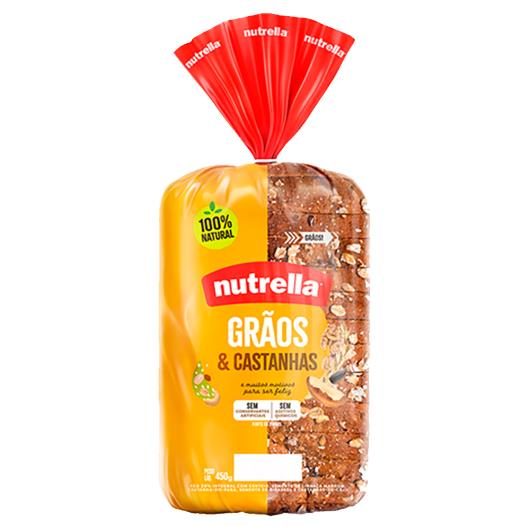 Pão Integral Grãos & Castanhas Nutrella Pacote 450g - Sonda ...