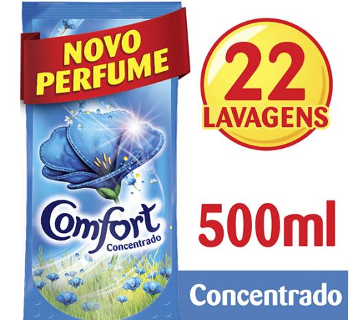 Refil amaciante Comfort concentrado original 500ml - Sonda Supermercado ...