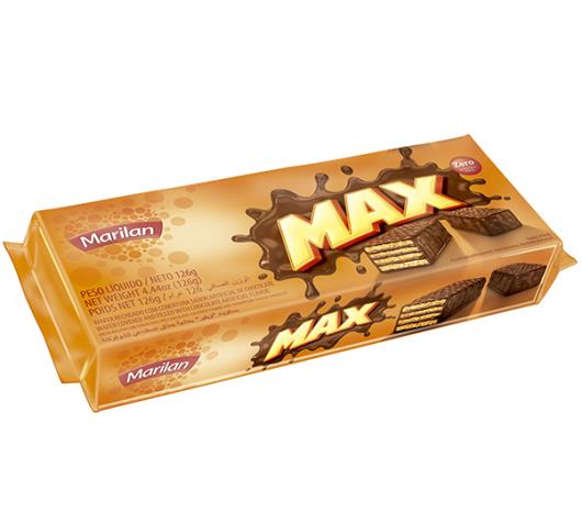 Wafer Marilan max chocolate 126g - Sonda Supermercado Delivery