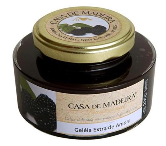 Geléia Casa madeira extra sabor amora 240g - Sonda Supermercado Delivery