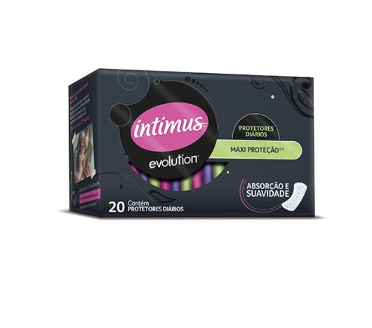 Protetor diário Intimus evolution maxima proteção 20 unidades - Sonda ...