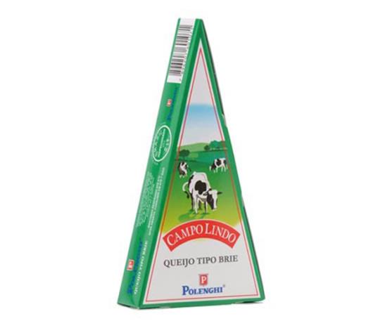 Queijo Campo Lindo Brie Triângular Pedaço 150g - Sonda Supermercado ...
