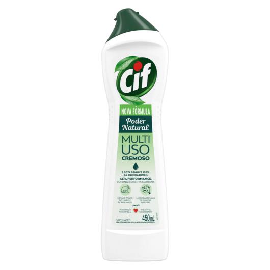 Multiuso Poder Natural Cif Cremoso Limão 450ml - Sonda Supermercado ...
