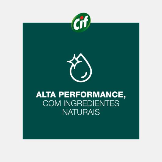 Multiuso Poder Natural Cif Cremoso Limão 450ml - Sonda Supermercado ...