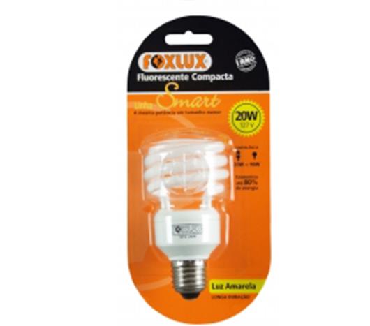 Lâmpada Foxlux Slim Fluorescente Espiral Branca .20W127V - Sonda ...