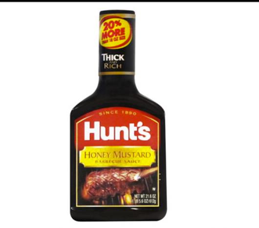 Molho Hunts yellow mustard 340g - Sonda Supermercado Delivery
