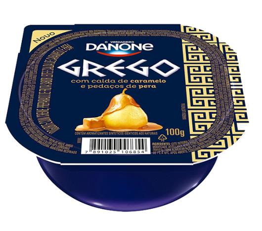 Iogurte Danone Grego Caramelo Pedaços Pêra - Sonda Supermercado Delivery