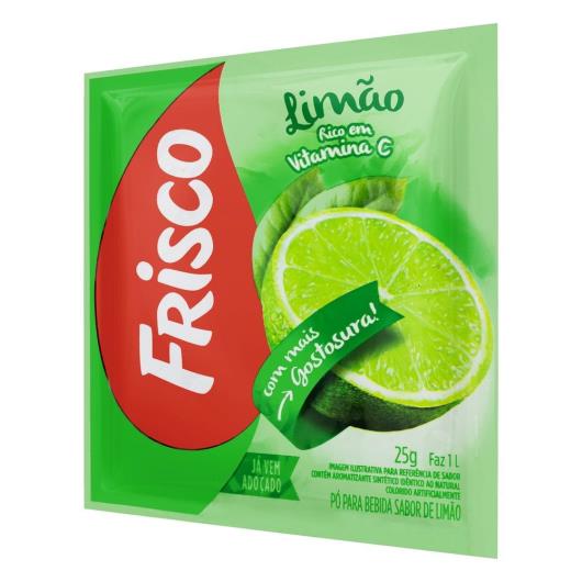 Suco em Pó Refresco Frisco Limão Sachê 25G - Sonda Supermercado Delivery