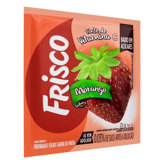 Suco em Pó Refresco Frisco Morango Sachê 25G - Sonda Supermercado Delivery